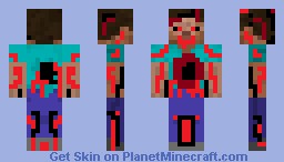 Vampire steve Minecraft Skin