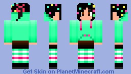 Vanellope Von Schweetz Minecraft Skin