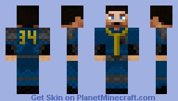 Vault 34 Dweller Minecraft Skin