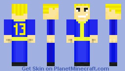 Vault -Tec Vault Boy Minecraft Skin