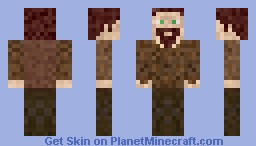 villager whit beard Minecraft Skin