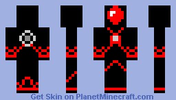 Evil tron guy (Virus) Minecraft Skin
