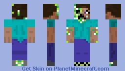 Sick Steve(Creeper) Minecraft Skin