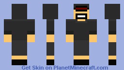 Spy with a Visor Minecraft Skin