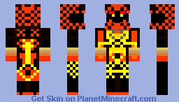 Volcanic Disciple Minecraft Skin