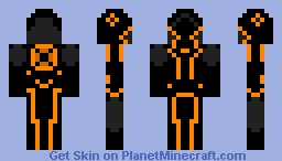 Volcano warrior Minecraft Skin