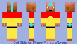 Avatar Aang Minecraft Skin