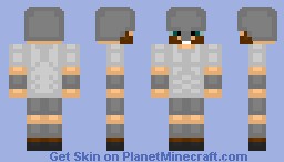 Blocky Dwarf Minecraft Skin