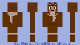 World War 1 Fighter Pilot Minecraft Skin