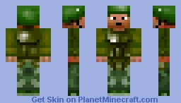 World War 2 Soldier Minecraft Skin