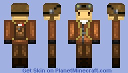 WWII Pilot Minecraft Skin