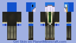 Wailord in a suit Minecraft Skin