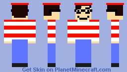 Where's Waldo? Minecraft Skin