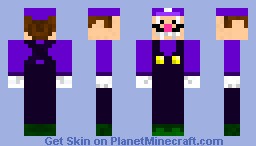 Waluigi Minecraft Skin