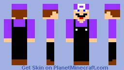 Waluigi Minecraft Skin