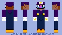 Waluigi Minecraft Skin