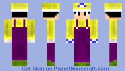 Wario costume Minecraft Skin