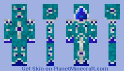 Elemental Mage Water Minecraft Skin