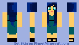 Water Girl Minecraft Skin