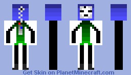 Stick Figure Explorer: Wet suit (view in 3D) Minecraft Skin
