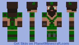 strong niger Minecraft Skin