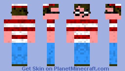 Where's Waldo/Wally? Minecraft Skin