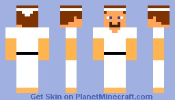 White Belt Ninja Minecraft Skin