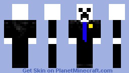 White Creeper Minecraft Skin