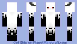 White Demon Lord Minecraft Skin