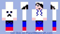 White Hoodie Minecraft Skin