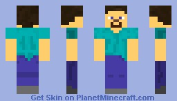 White Steve Minecraft Skin
