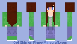 Winter Girl With Earmuffs Minecraft Skin