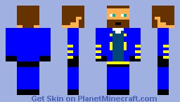William T. Sherman First Skin Minecraft Skin