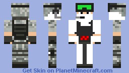 Winterized combat armor Minecraft Skin