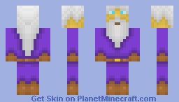 Very old wizard Minecraft Skin