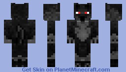 Dark Wolfman Minecraft Skin