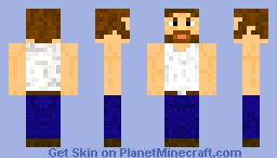 Logan (Wolverine) better in 3D Minecraft Skin