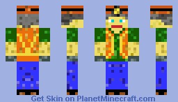 Construction Worker Minecraft Skin