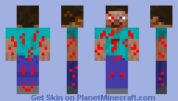 Wounded Steve Minecraft Skin