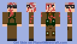 Wounded british soldier Minecraft Skin