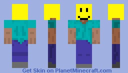 smile man Minecraft Skin