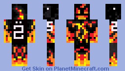 The Lava Slime Skin is back its V2 Minecraft Skin