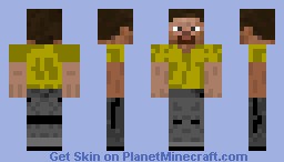 Default Skin (Yellow Shirt) Minecraft Skin