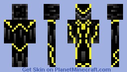 Anon Yellow From Tron Evolution/Legacy Minecraft Skin
