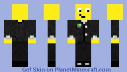 Yellow Man(in suit) Minecraft Skin