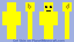 Yellow Pikmin Minecraft Skin