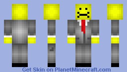 Yellow Blob in Tux Minecraft Skin