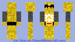 Yellow Power Ranger Minecraft Skin