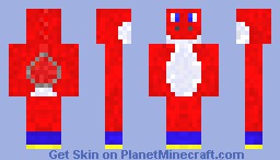 Red Yoshi Minecraft Skin