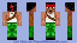 Rambo Minecraft Skin